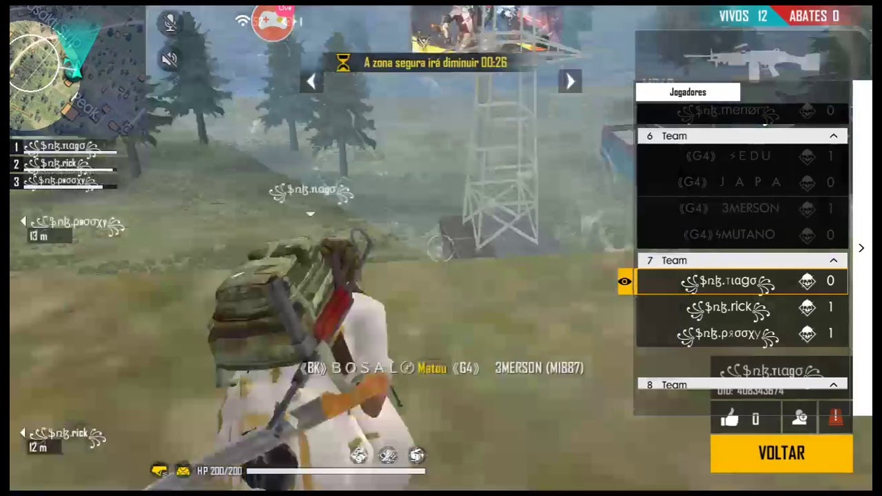 ⭕LIVE ON🔥LIGA G12🔥TREINO INSANO - RUMO AOS #800INSCRITOS!!! - YouTube