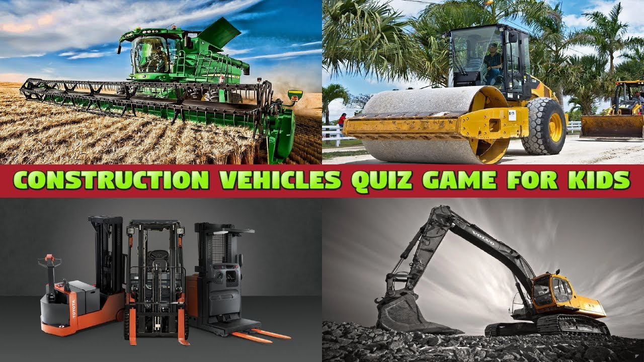 Construction Equipment Names For Kids