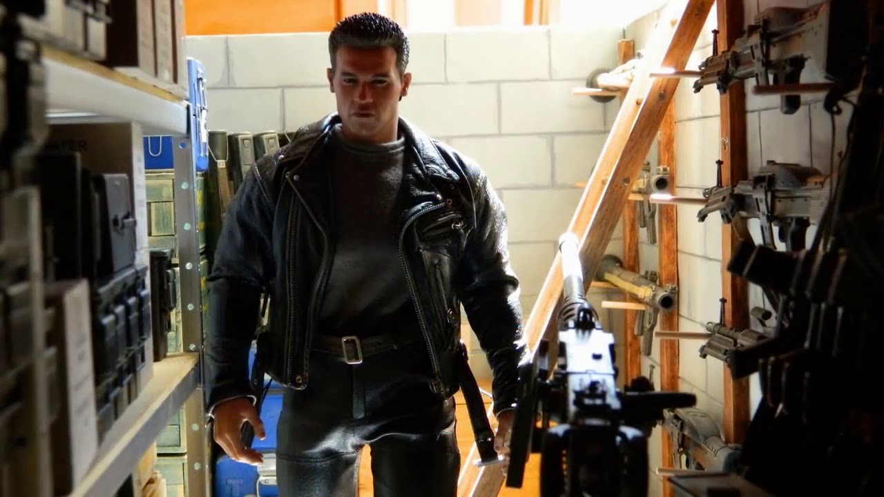TERMINATOR 2: 1/6 Scale Mojave Desert Armory Diorama (STOP MOTION VIDEO ...