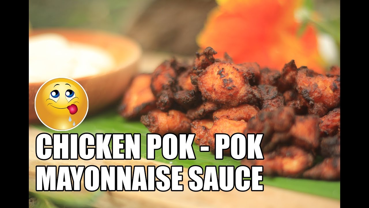 Crispy Fried Chicken Pok - Pok with Mayonnaise Sauce | Bong Cooking ...