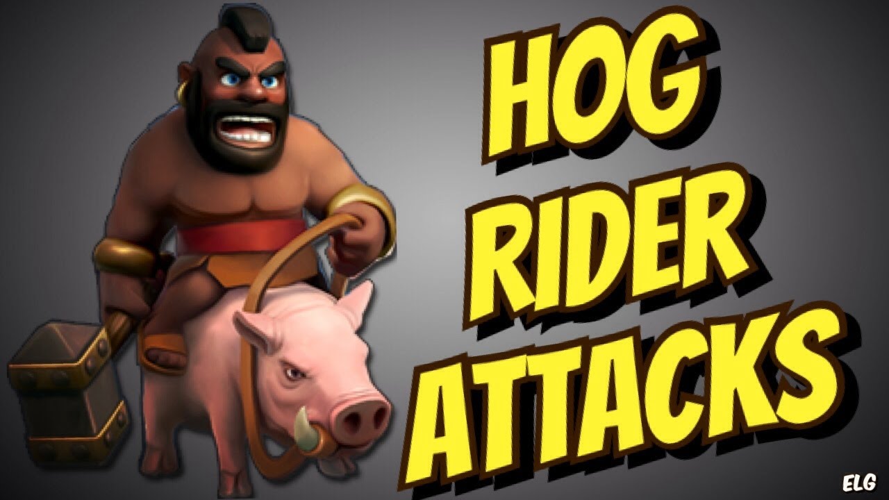 How To 3 Star Using Hog Rider Attack Strategy At TH8 Gameplay - Clash ...