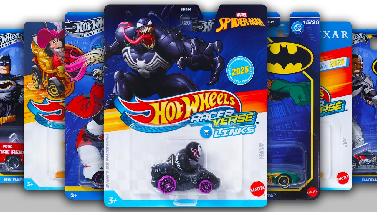 Showcase - Hot Wheels Ferrari F40, Batman Set, Racer verse Character ...