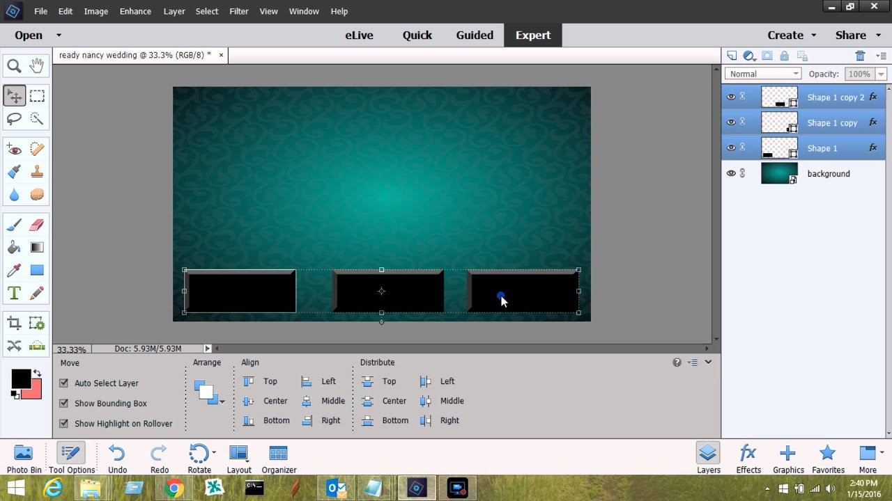 How to create the main screen for Photoboof! using Photoshop elements ...