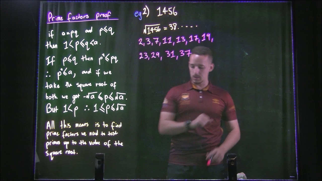 Lesson 1 Finding Primes Using Square Root Example 2 YouTube Lesson 1 Finding Primes Using Square Root Example 2 YouTube