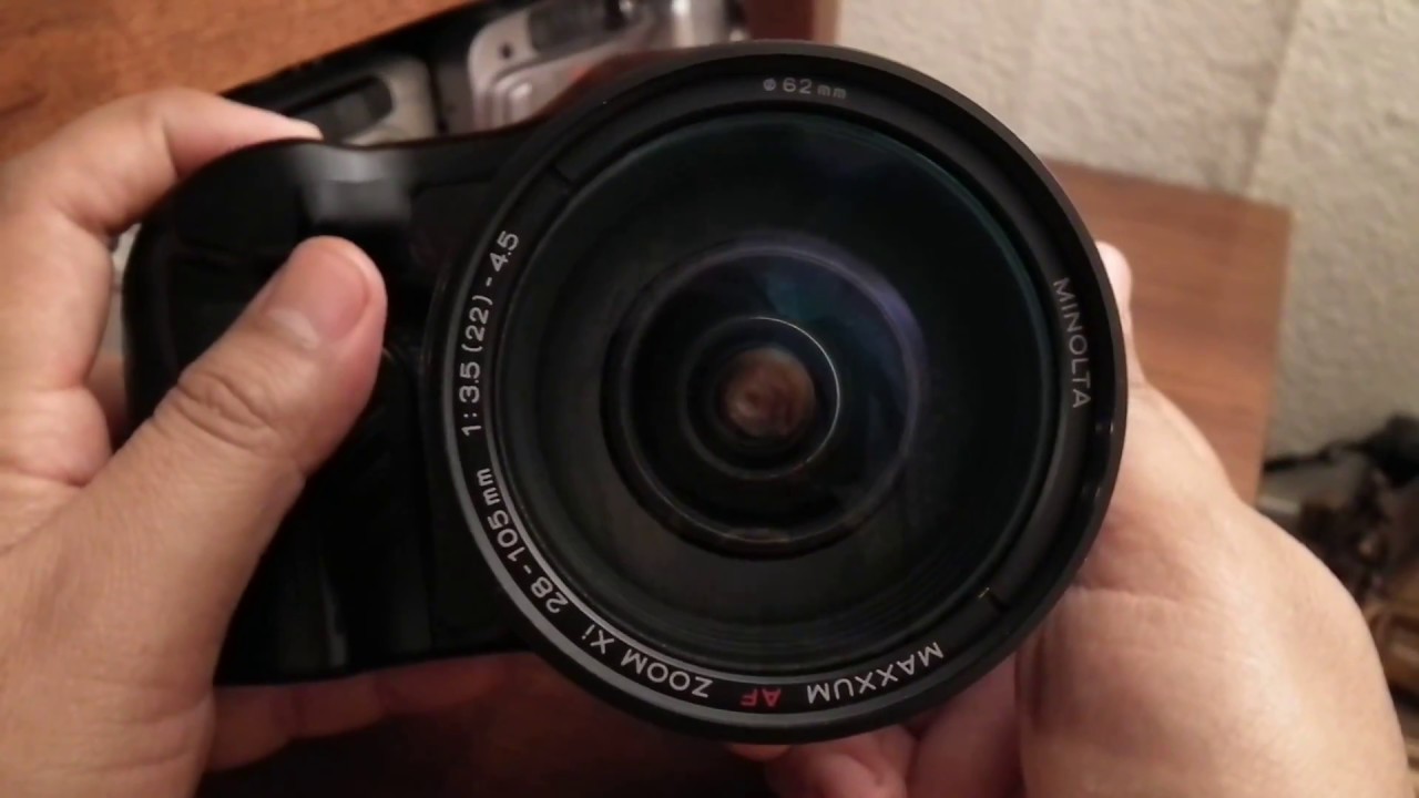 Minolta Maxxum 9xi. slr. AF (35mm. film) - YouTube