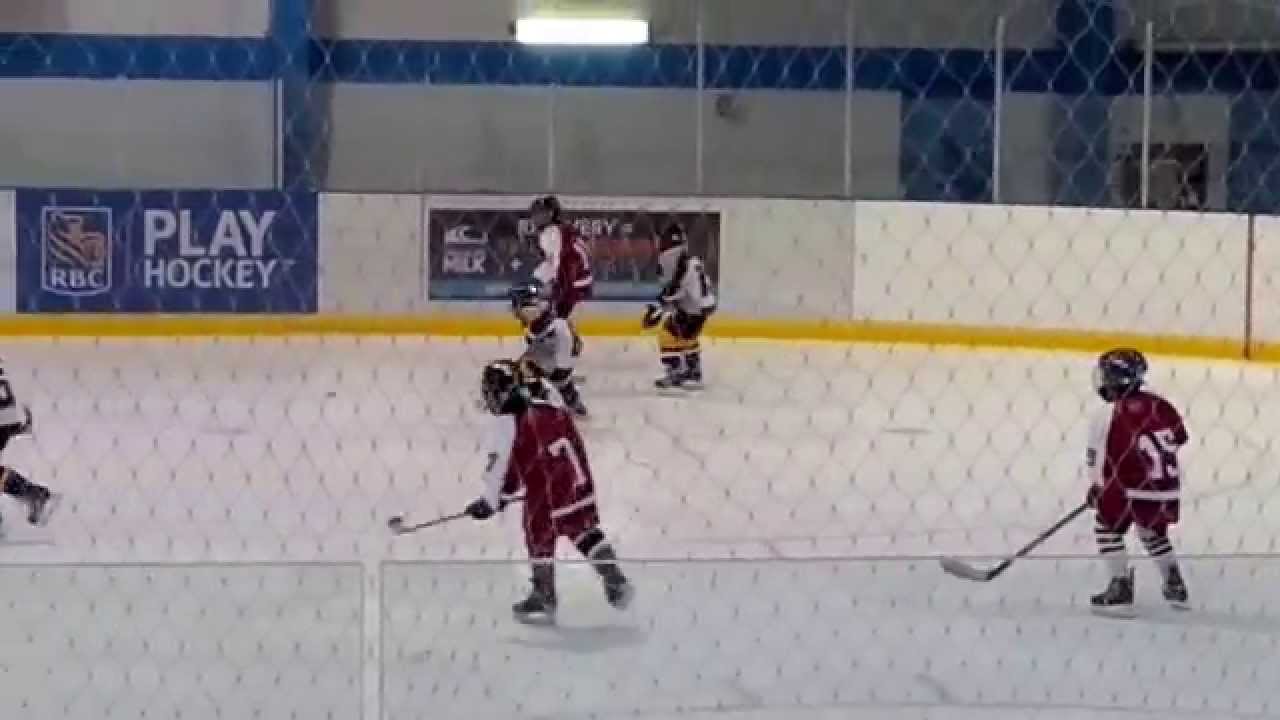 Jace Huffman hockey game Oct 23, 2014 - YouTube