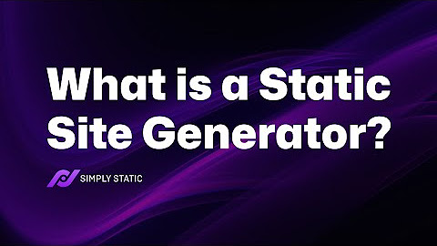 Simply Static Course - YouTube