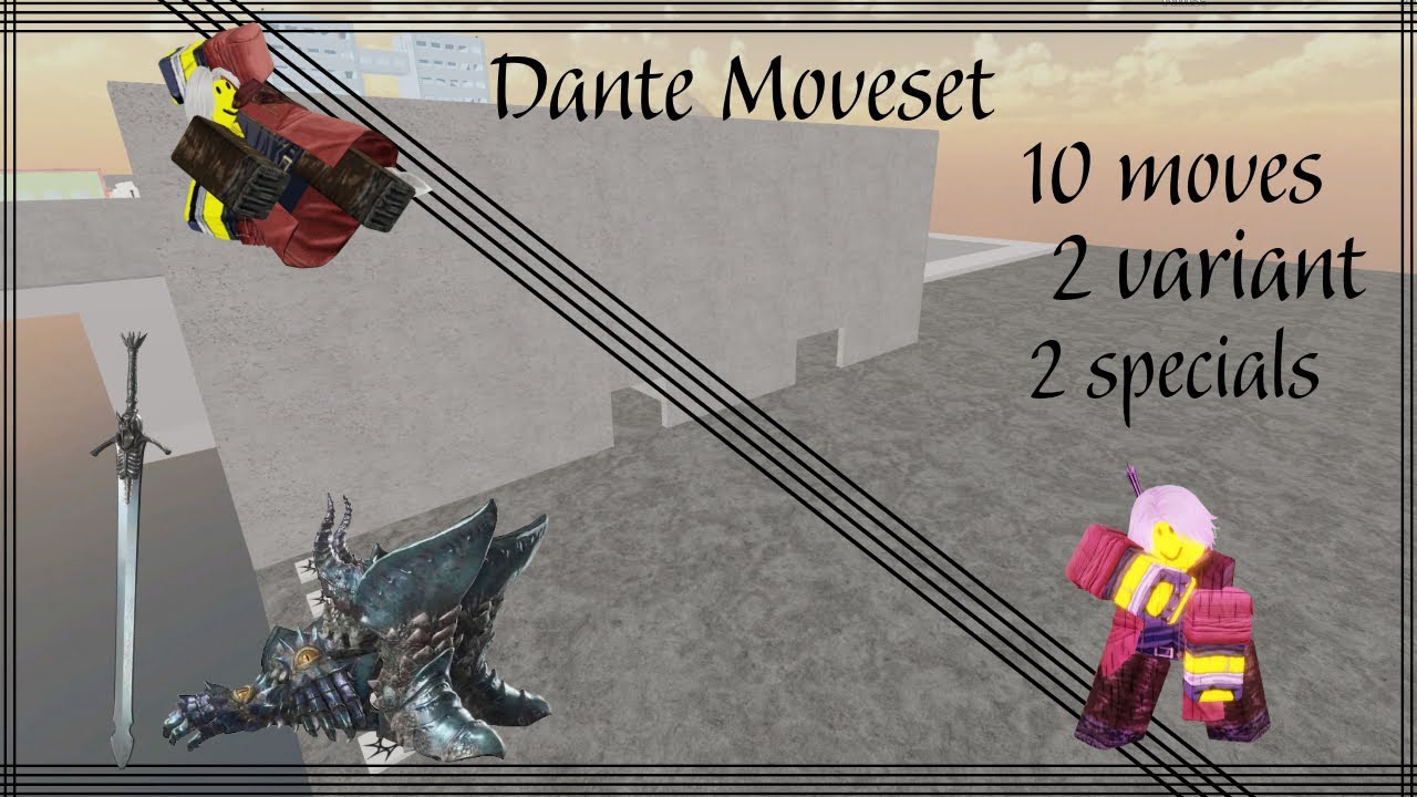 Dante moveset|| JJS Skill builder ||(it’s peak) - YouTube