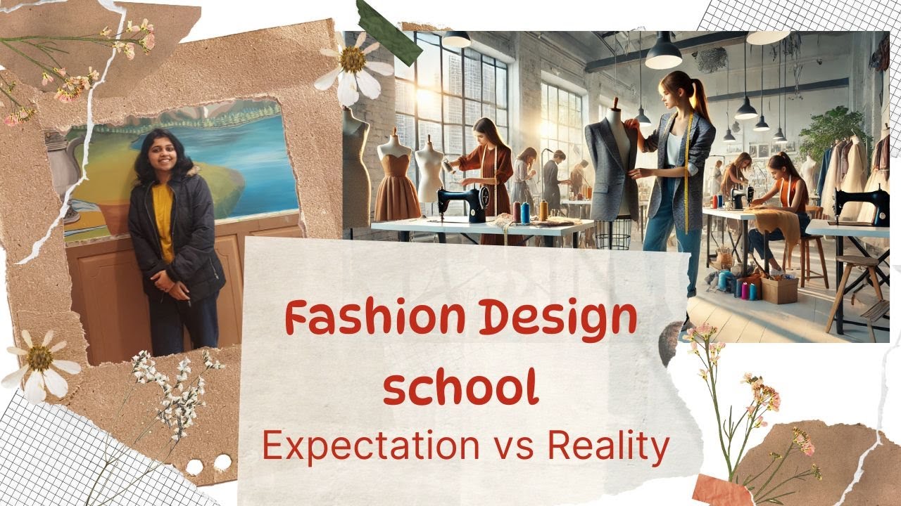 Fashion design school : Expectation vs Reality - YouTube