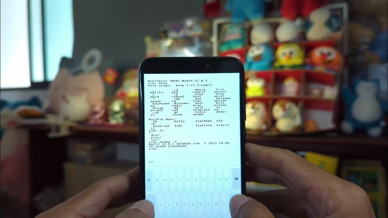 Apache Nuttx Rtos For Pine64 Pinephone Youtube