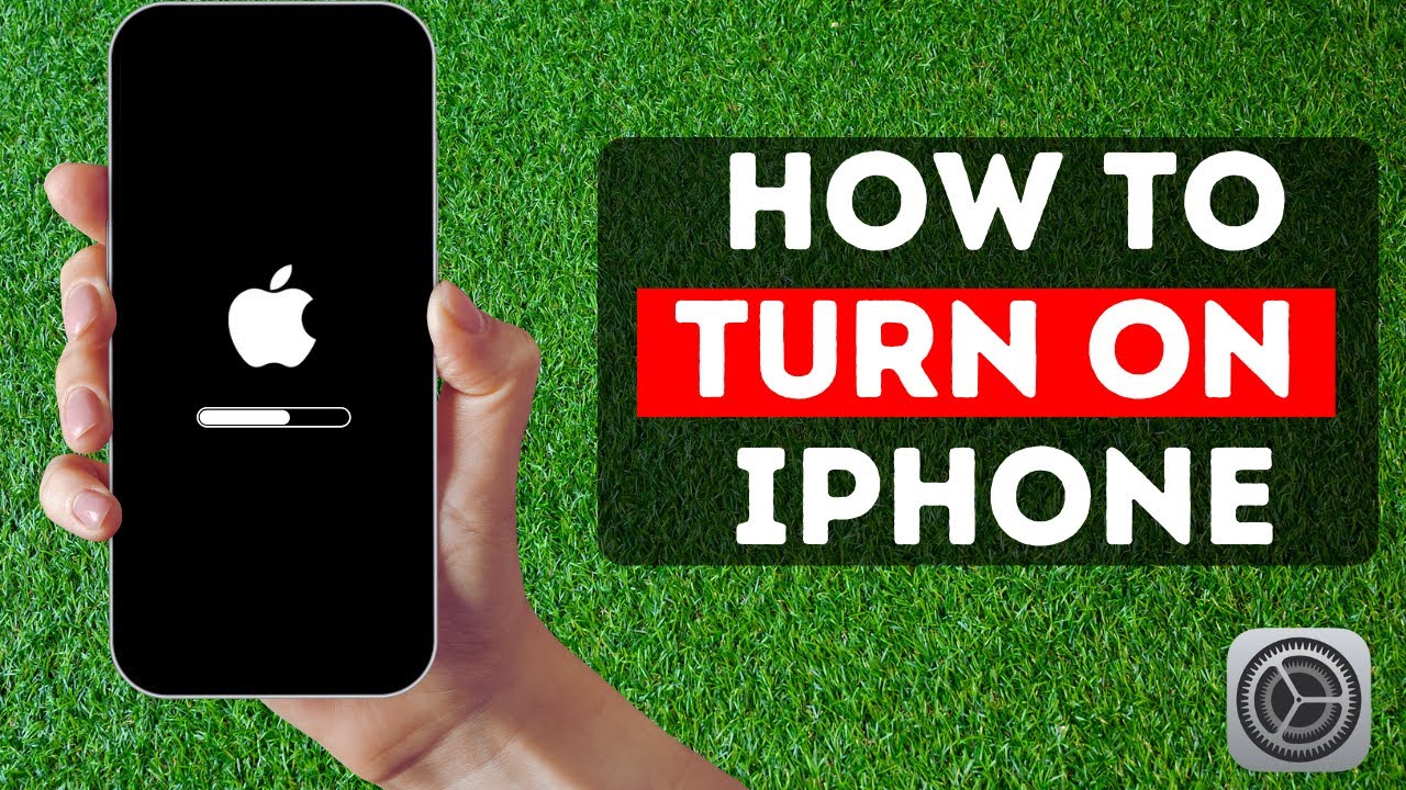 How to turn on IPHONE - YouTube