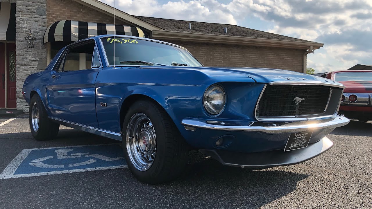 1968 Mustang 5.0 Injected $15,900 Maple Motors - YouTube