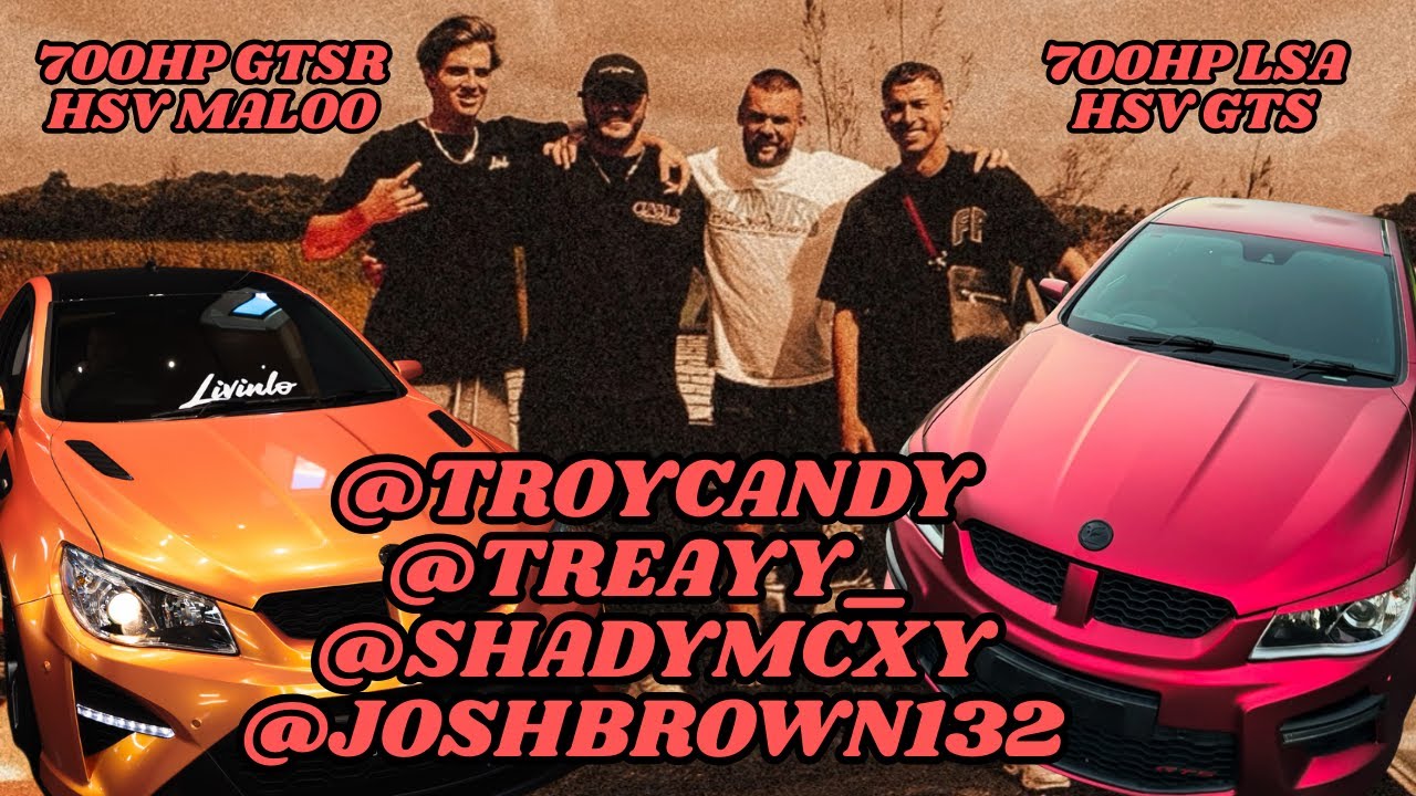 We take Troy Candy's 700hp GTS and my GTSR LSA Maloo on a content day ...