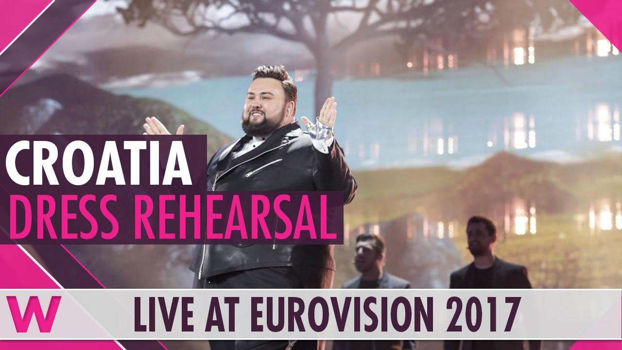Croatia: Jacques Houdek “My Friend” semi-final 2 dress rehearsal ...