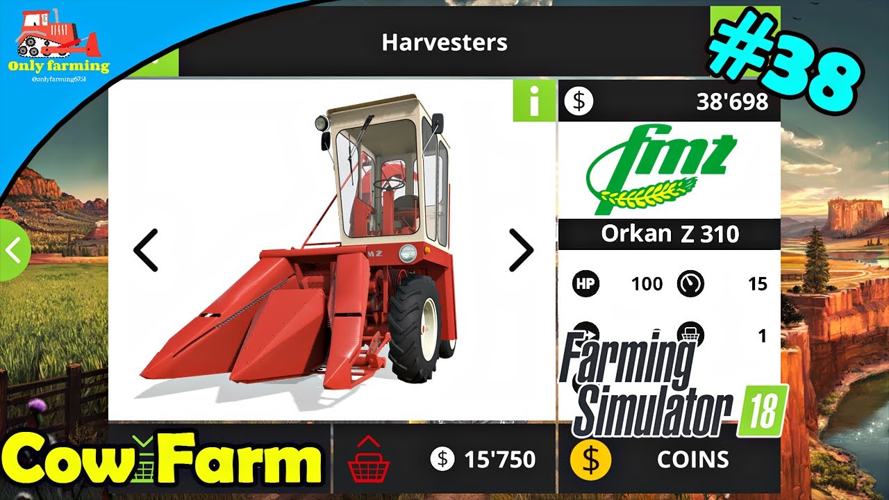 FS 18 COW FARM. Timelapse # 38. Purchase of a forage harvester. Corn ...