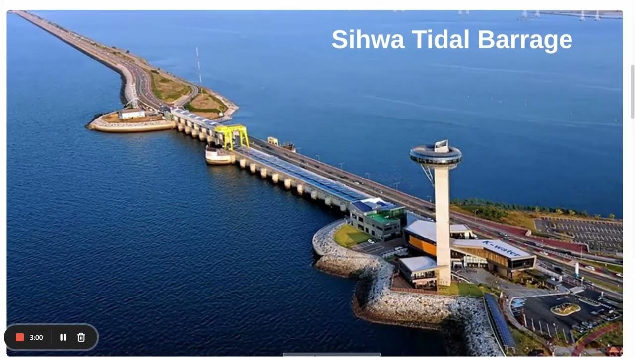 Sihwa tidal Barrage system overview - YouTube