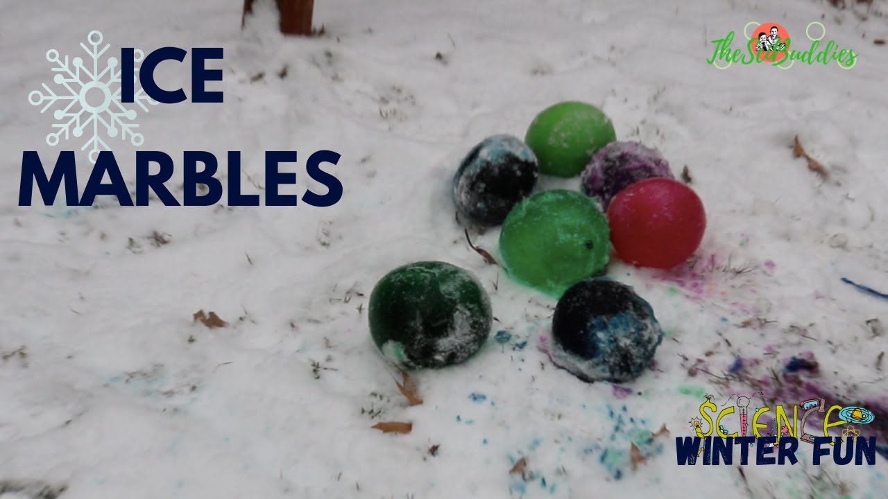 Ice Marbles | TheSciBuddies #winter2021 #icemarbles - YouTube