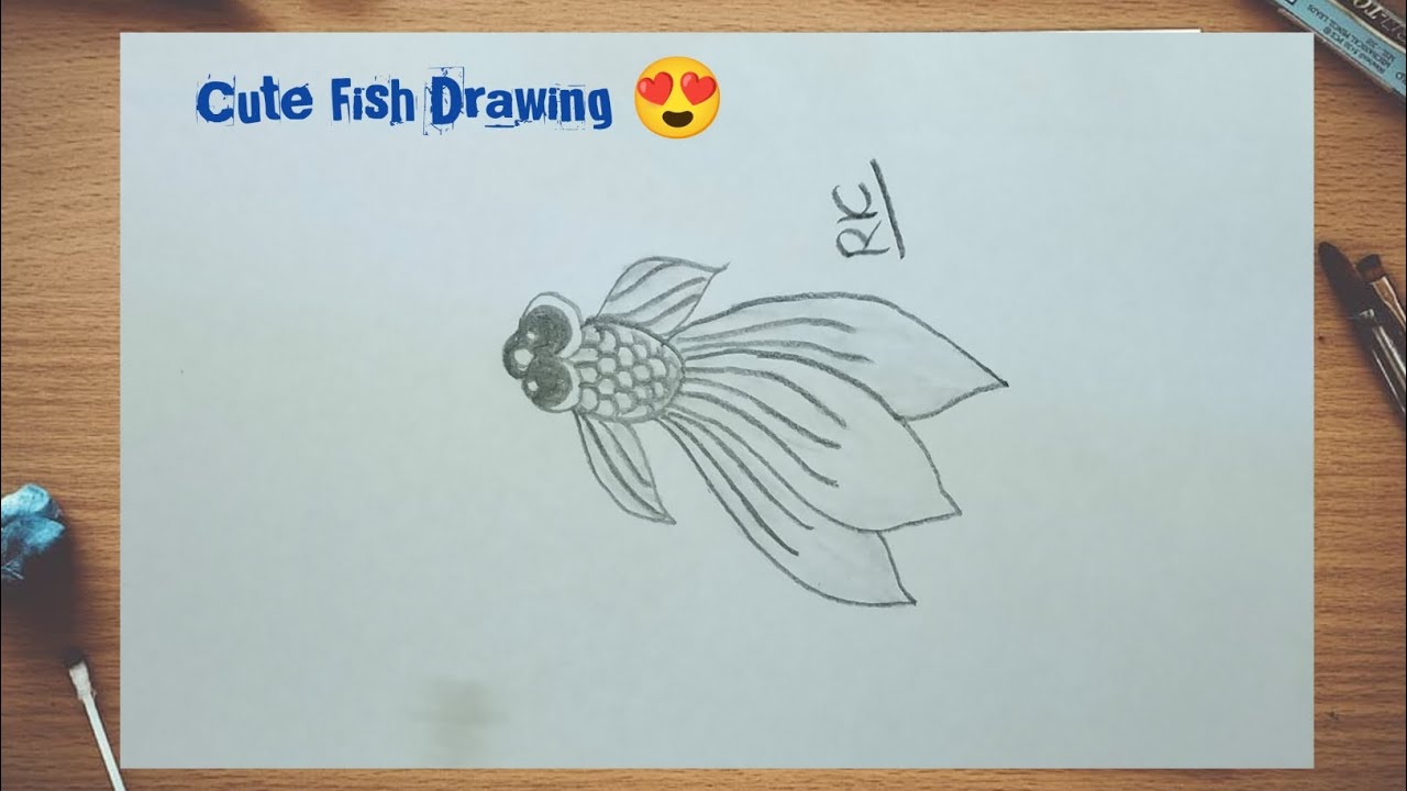 How To Draw🐠 Fish||Cute Fish Drawing Simple||Cute🐟 Fish Drawing Easy ...