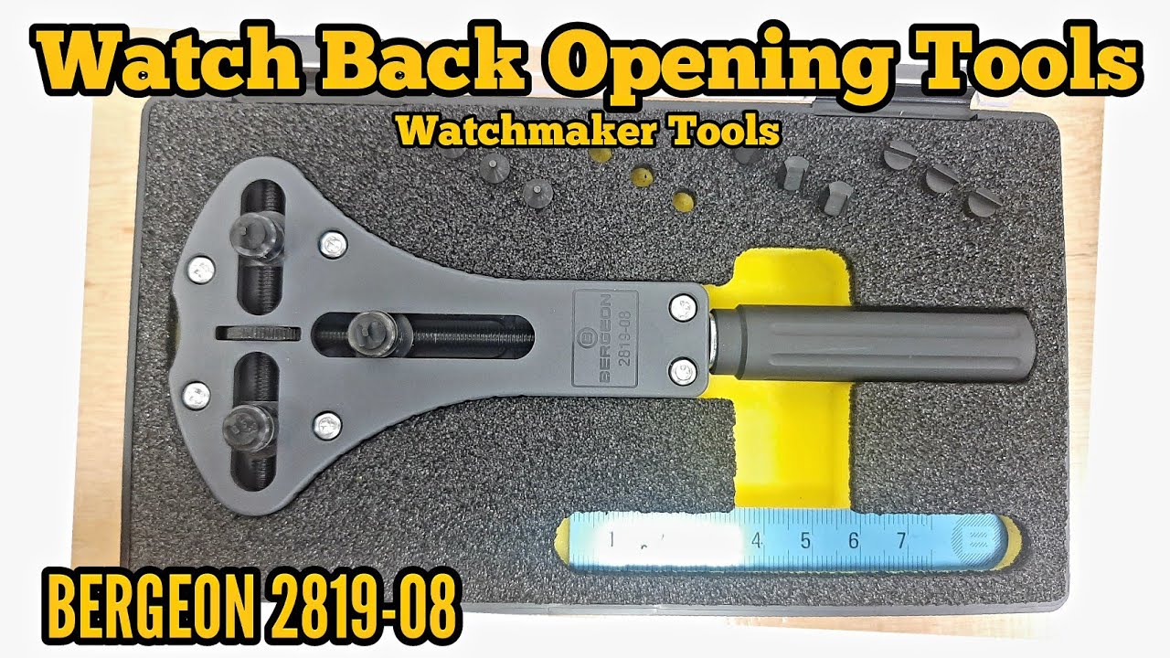 BERGEON Watchmaker Tools, Watch Back Opening kits Unboxing Review ...