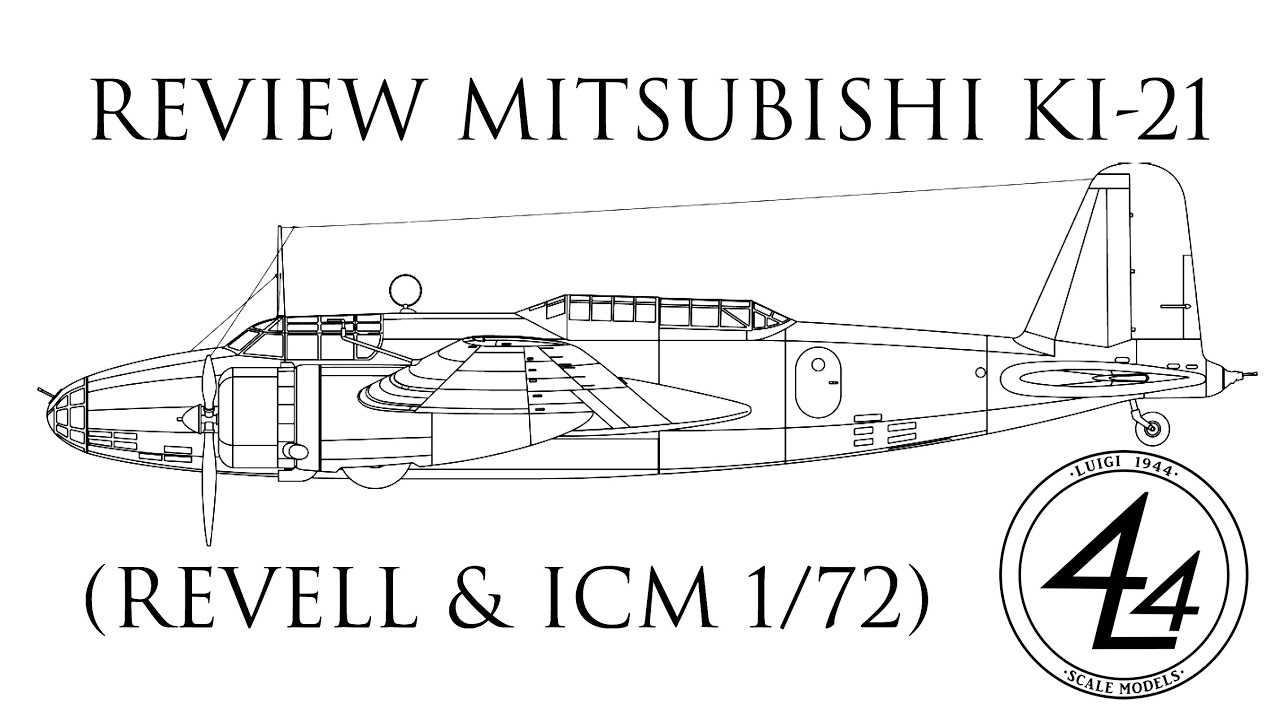 REVIEW MITSUBISHI KI-21 "SALLY" (REVELL & ICM 1/72) - YouTube