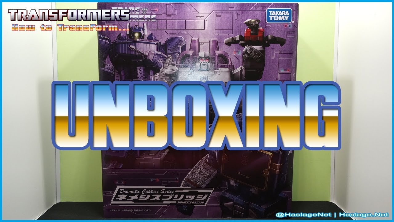 Transformers Dramatic Capture Series: The Decepticon Nemesis Bridge Set ...