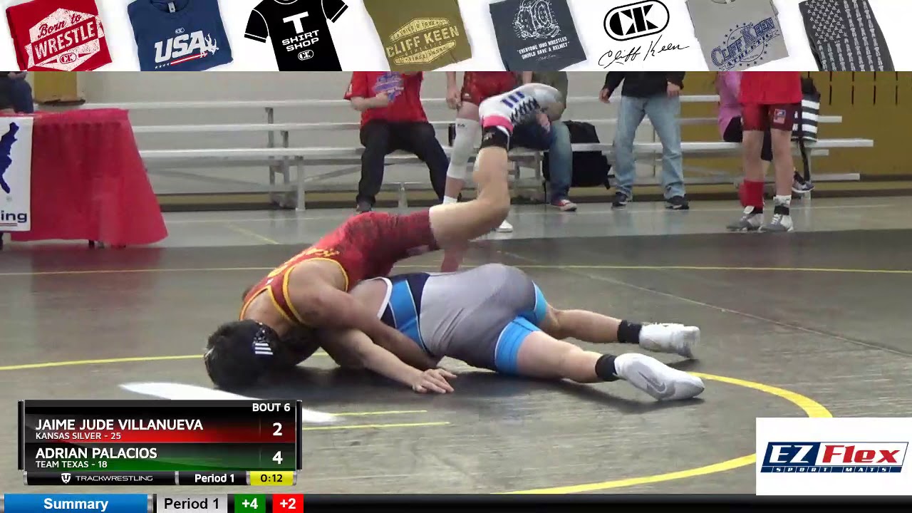 Mat 10 125 Jaime Jude Villanueva Kansas Silver Vs Adrian Palacios Texas ...