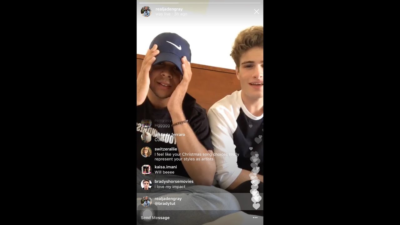 Jaden Gray Instagram Live (08.09.17) ABC Boy Band - YouTube