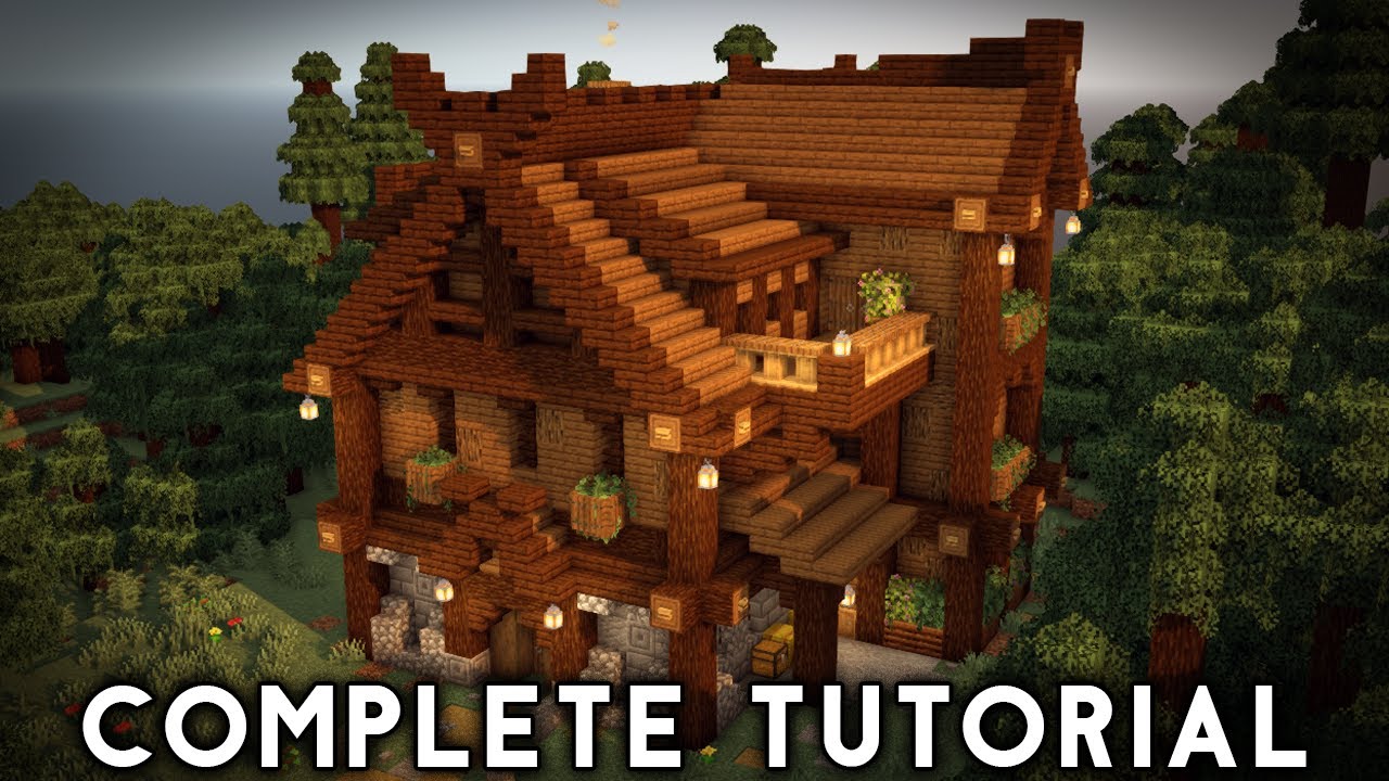 How to build the Ultimate Viking House in Minecraft - YouTube