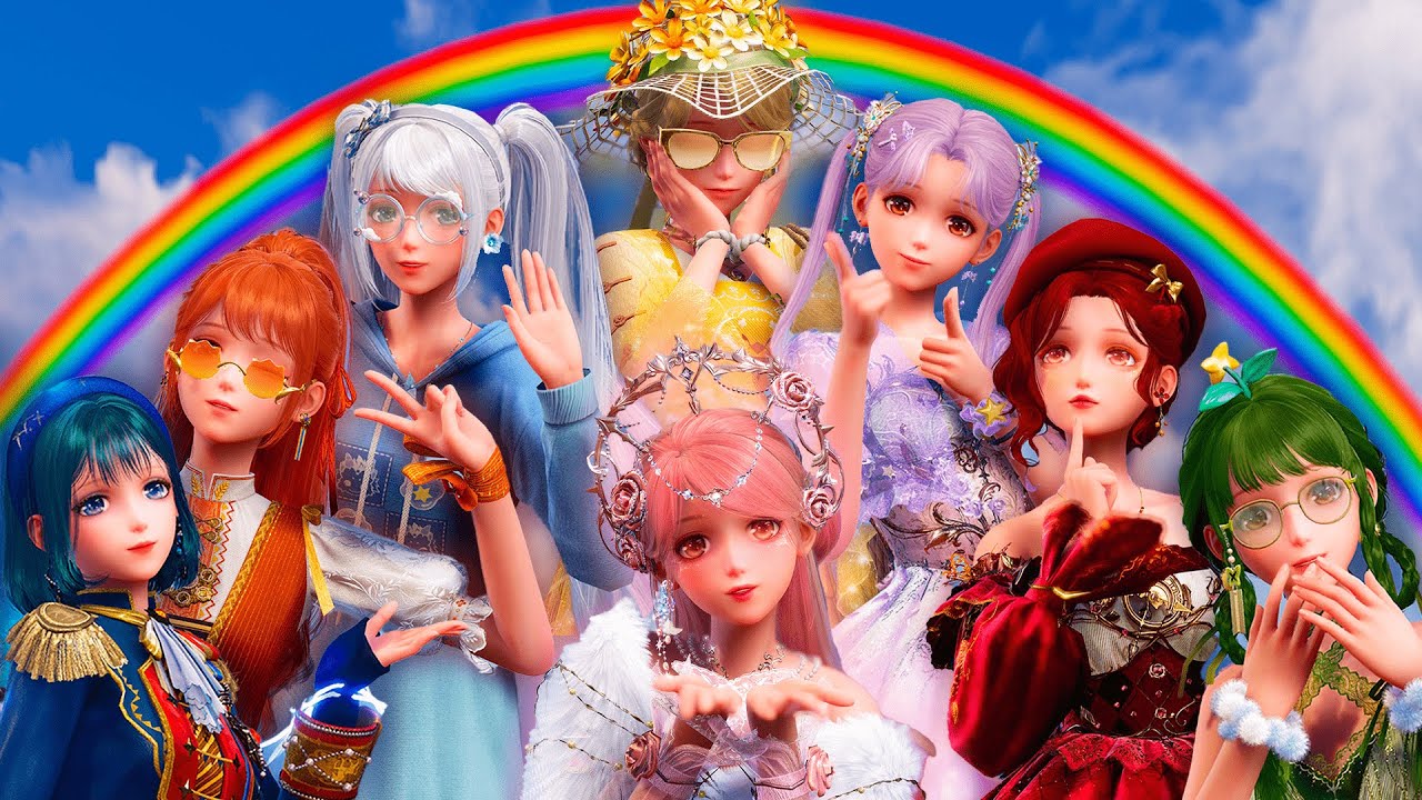 RAINBOW CHALLENGE 🌈 | RETO en INFINITY NIKKI - YouTube