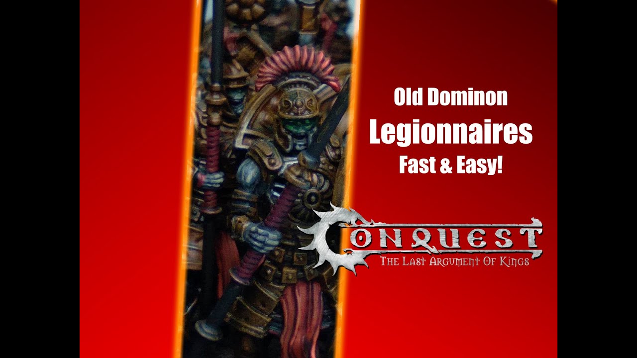 How to Paint Conquest: Legionnaires - YouTube