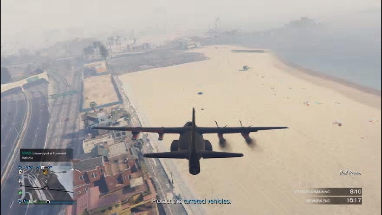 Saving a guy from a greifer with the bombushka - GTA Online - YouTube