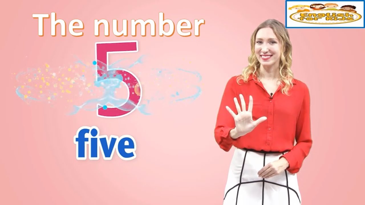 The number song | Number 5 | Cambride Starters Unit 5 - YouTube
