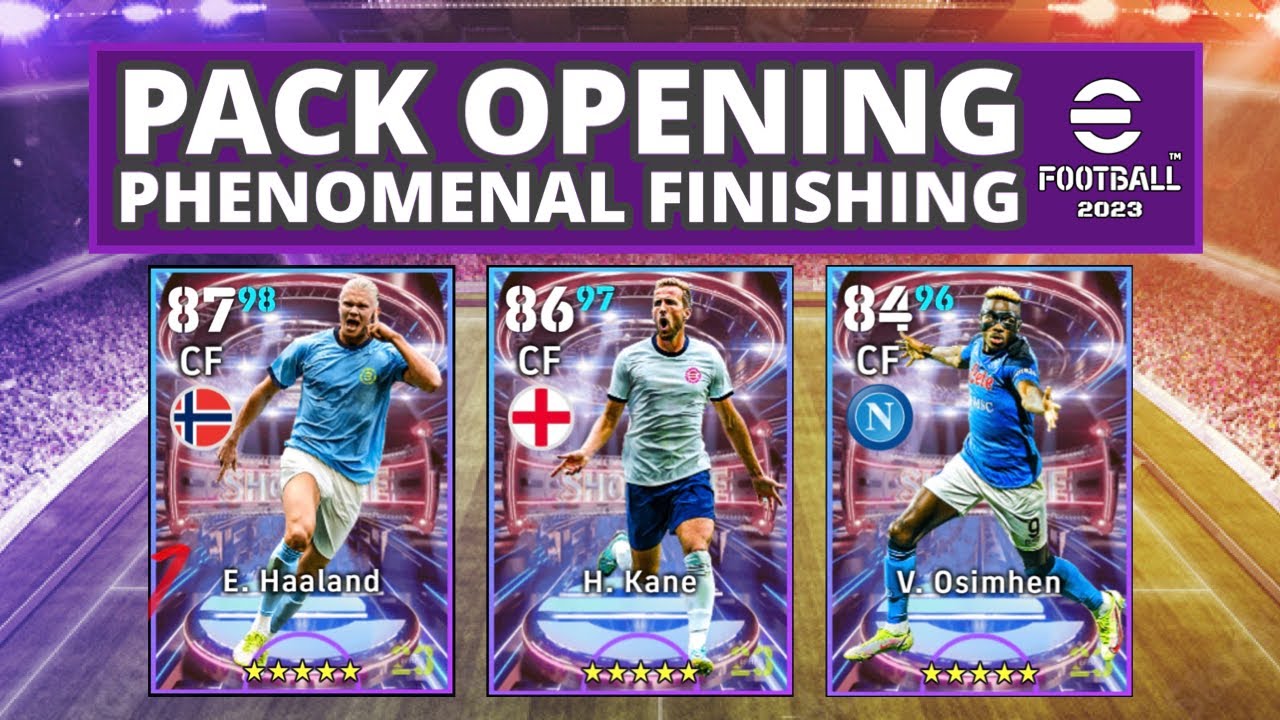 EFOOTBALL 2023 | PACK OPENING SHOW TIME PHENOMENAL FINISHING - YouTube