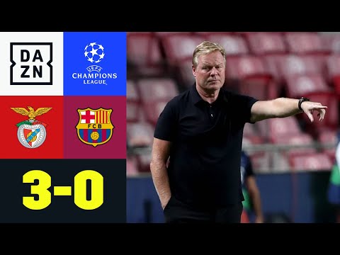 Klare Nummer - Ronald jetzt K.O.mann? : Benfica - Barcelona 3:0 | UEFA Champions League | DAZN