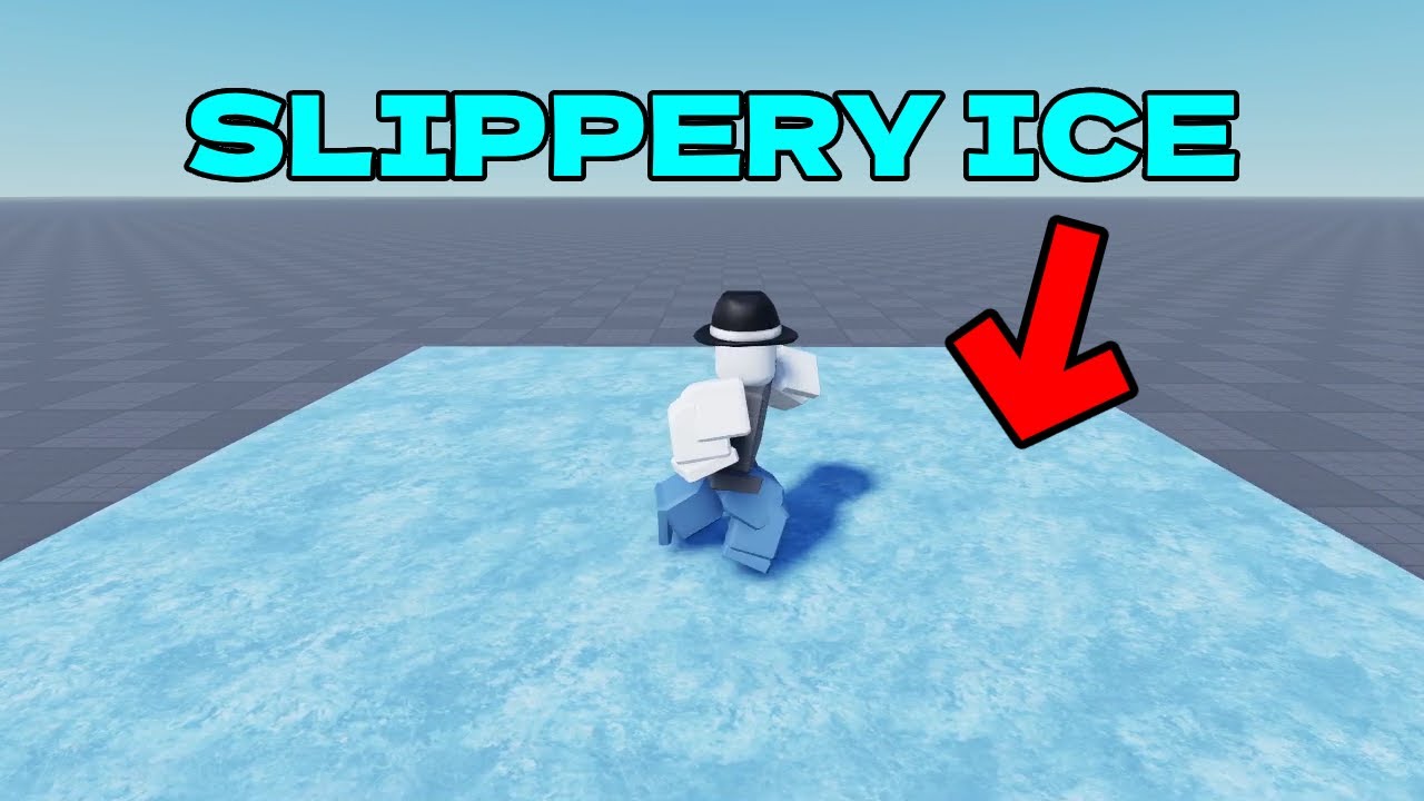 How to Make Slippery Ice in Roblox Studio - YouTube