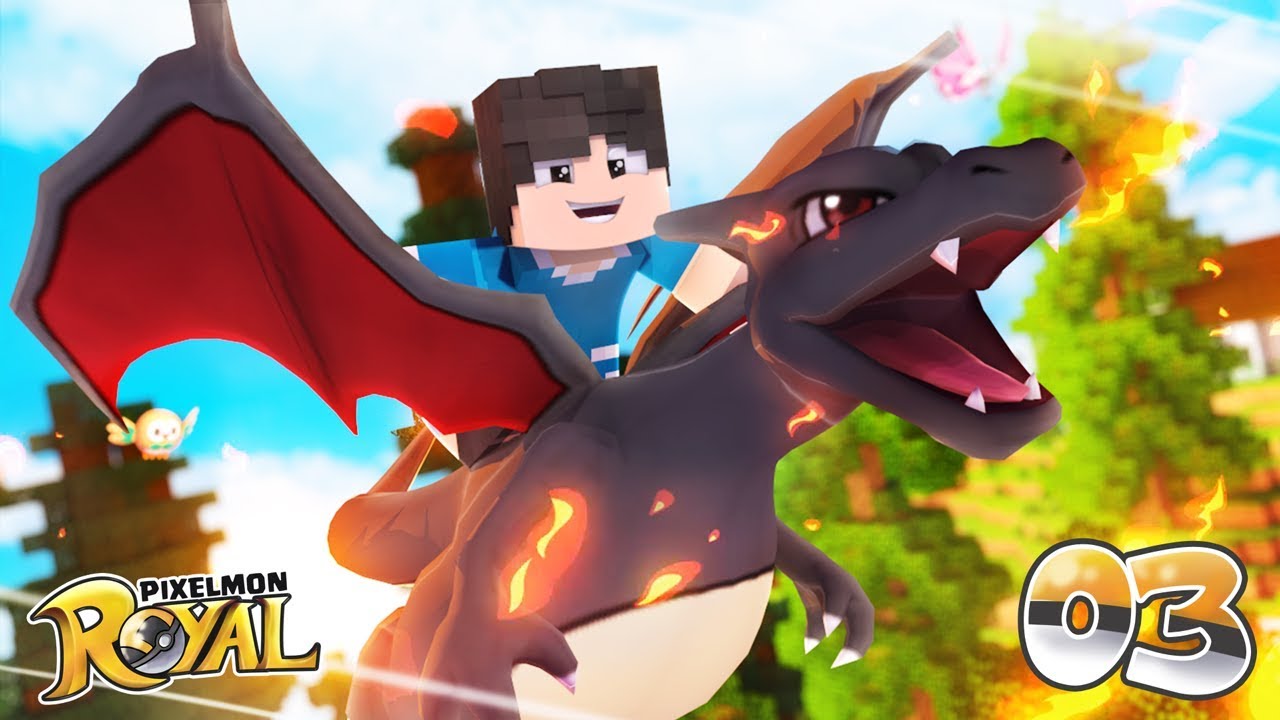 MEU CHARIZARD SHINY! - PIXELMON ROYAL! - YouTube