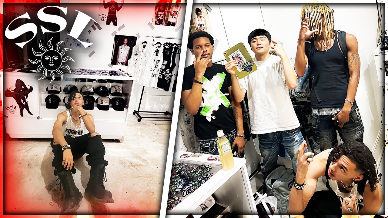 My clothing brands first pop-up shop (Saint Still Lives) - YouTube