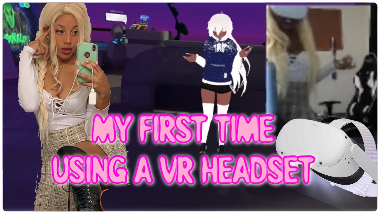 I TRIED VR FOR THE FIRST TIME || VRCHAT || (Oculus Quest 2 ) - YouTube