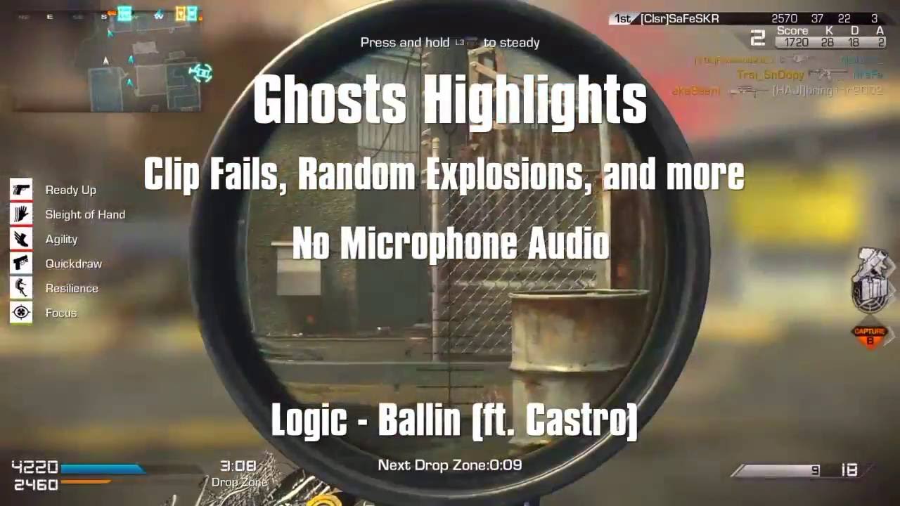 Ghosts Highlights | Clip Fails, Random Explosions, and More - YouTube