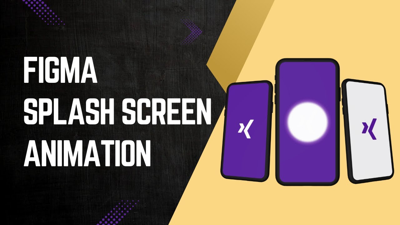 How to create Splash screen animation in Figma - YouTube