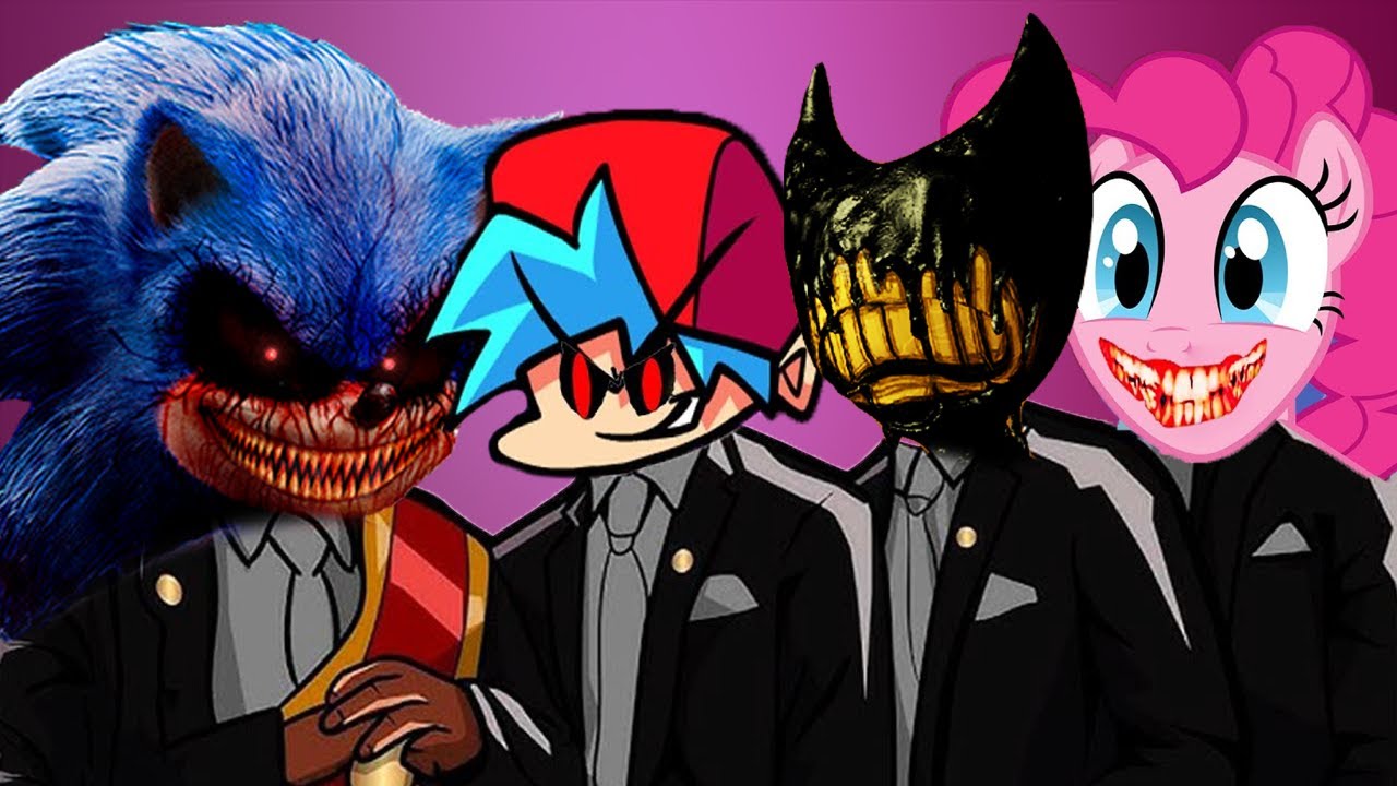 Sonic.EXE & Fnf.EXE & Bendy.EXE & My Little Pony.EXE - Coffin Dance ...