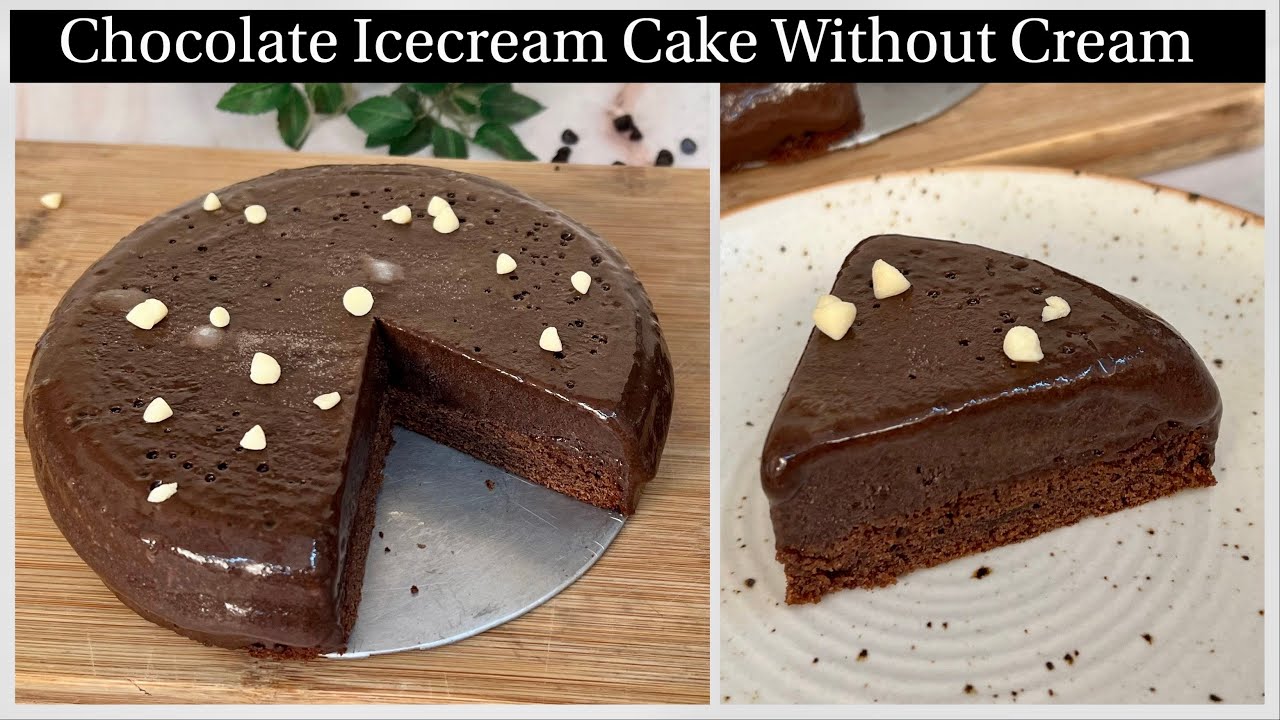 Chocolate Ice Cream Cake Recipe with my New Mixer Grinder - Phillips ...