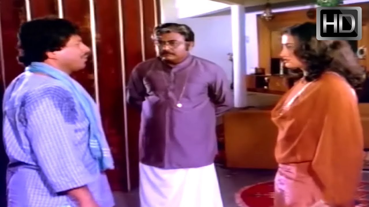 Vajramuni Hitting Vishnuvardhan for Sumalatha | Best Scene of ...