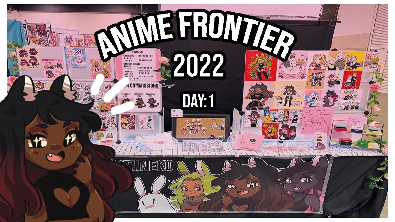 Artist Alley Vlog: Anime Frontier Day 1 ! - YouTube