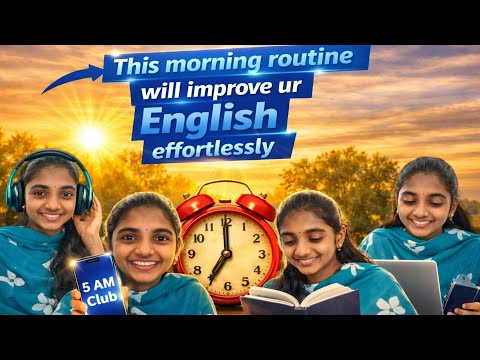 Follow This Morning 🔥Routine To Take Your English 📱To The Next Level 💹 || English With Sivani ||