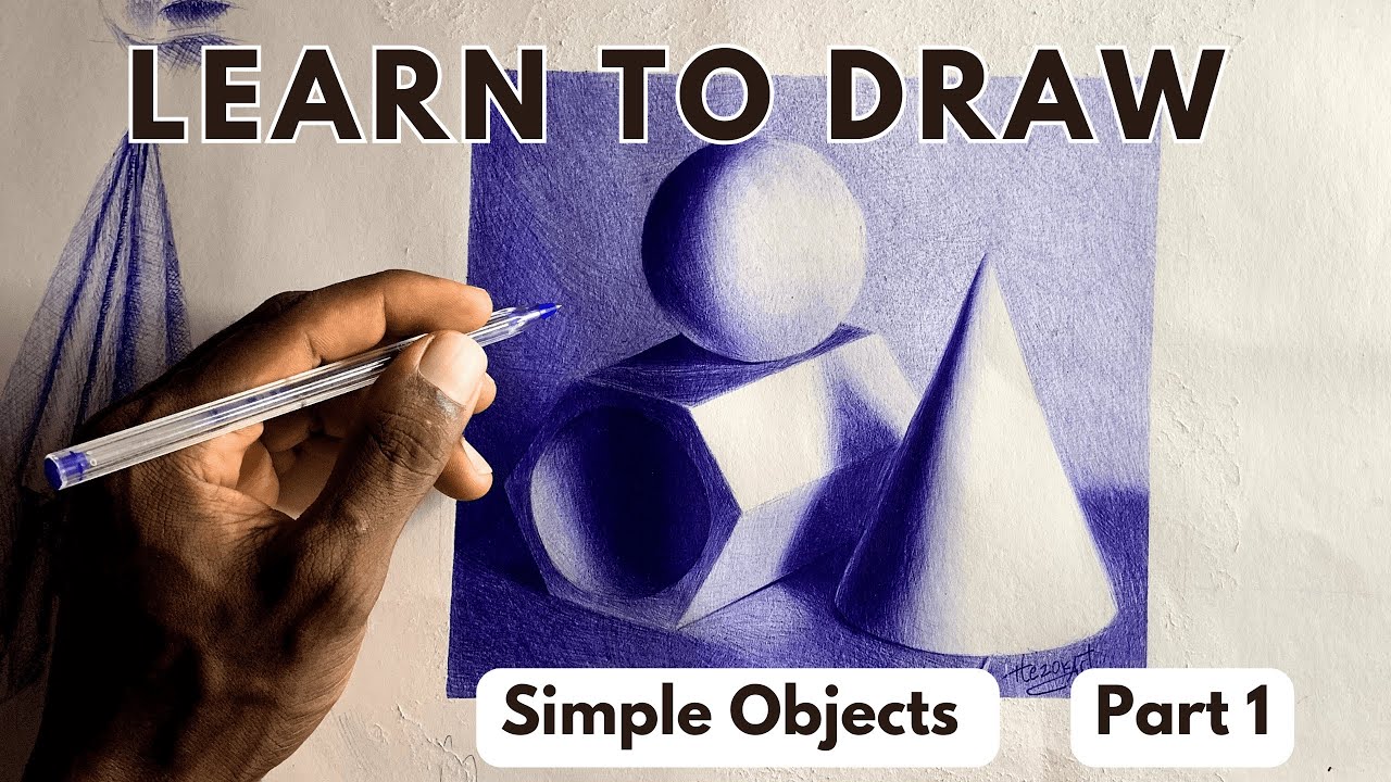 Pen Drawing For Beginners: Simple Object Sketch Tutorial - YouTube