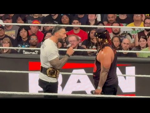 Roman Reigns & Jacob Fatu sign contract for Clash in Italy Full Segment - WWE Raw 5/15/2026