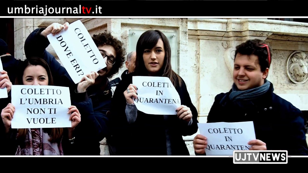 Luca Coletto contestato dalle Sardine, la nostra video intervista - YouTube