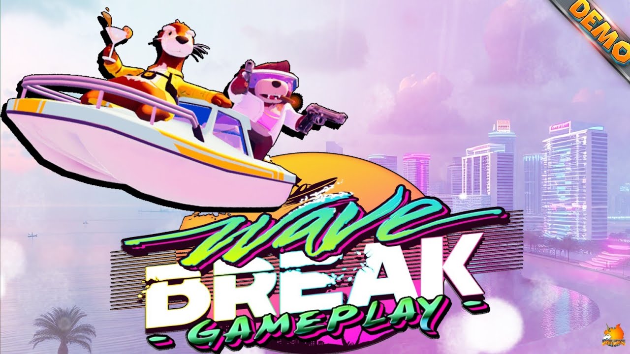 🎮 WAVE BREAK (Funktronic Labs, 2022) 🛹 🚤 Skateboating Indie Synthwave Game for Xbox One - YouTube