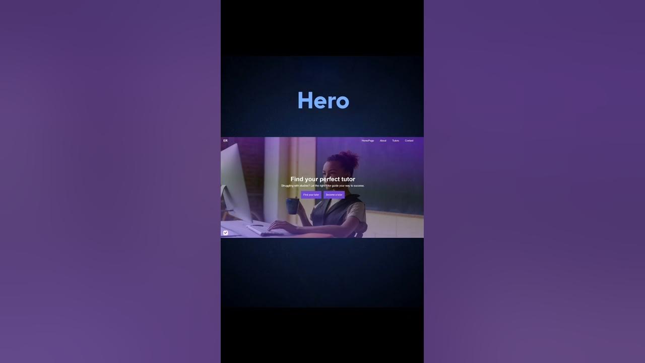 Css Hero Section...... ️Part......5..Follow for More...random.code.22 #html #htmlcss #hotshot # ...